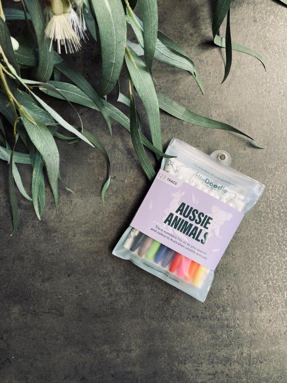 Hey Doodle - Aussie Animals, Mat (40x30cm) - Pago and Co