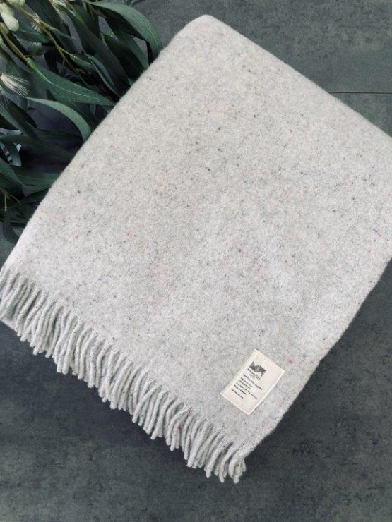 Waverley Mills - Classic Throw, Dove Grey (150cm x 210cm) - Pago and Co